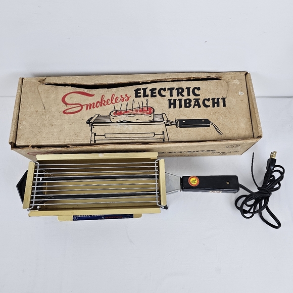 meteor | Kitchen | Vintage Smokeless Electric Hibachi By Meteor M81 ...